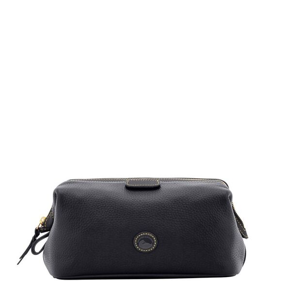 Dooney & Bourke | Bags | Dooney Bourke Pebble Grain Dopp Kit Black ...